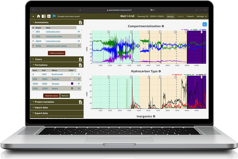 Oil & Gas Well Log Dashboard - geodav.tech